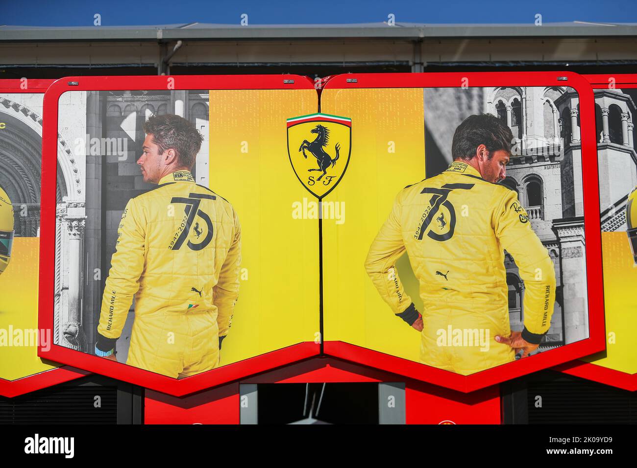 Ferrari Celebration on motorhome for Monza100 During the FORMULA 1 ...