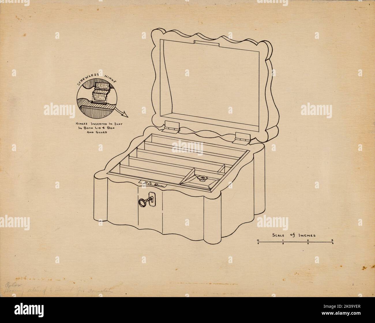 Game Box (For Poker Chips), c. 1939 Stock Photo - Alamy