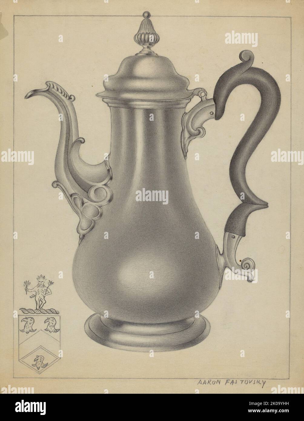 Silver Coffee Pot, c. 1937 Stock Photo - Alamy