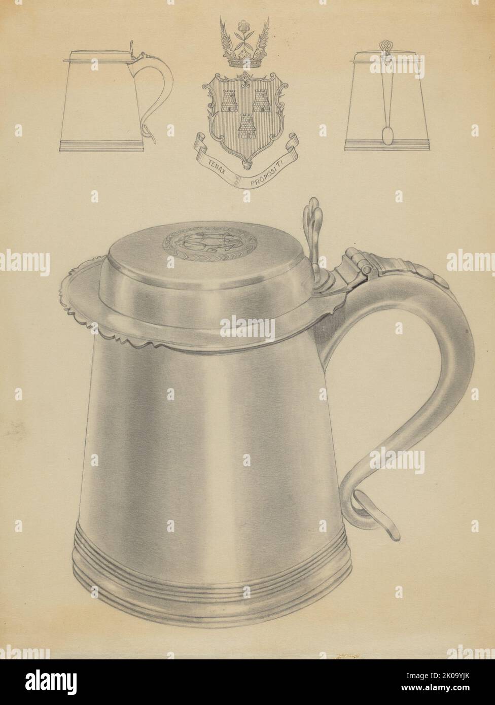 Silver Tankard, c. 1936 Stock Photo - Alamy
