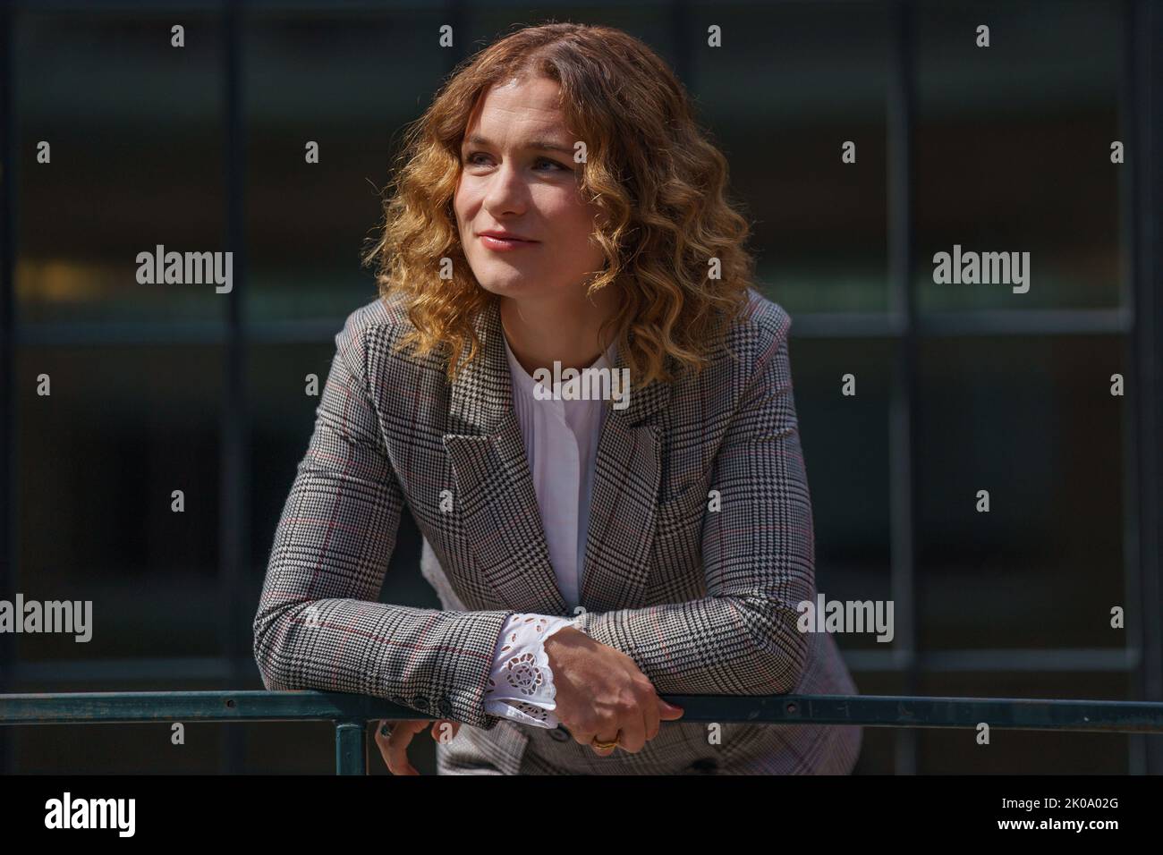 Mary Nighy, director of the film "Alice, Darling," is photographed in ...