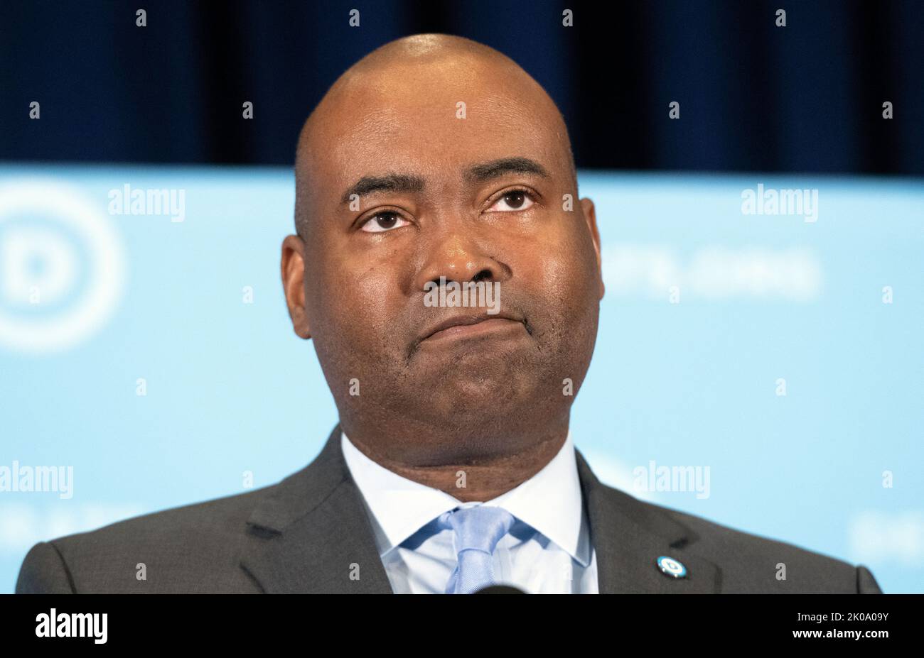 Democratic National Committee (DNC) Chairman Jamie Harrison makes ...