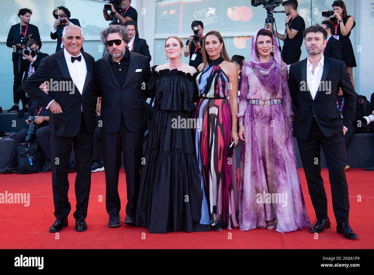 Jury members Rodrigo Sorogoyen, Leila Hatami, Audrey Diwan, Julianne ...