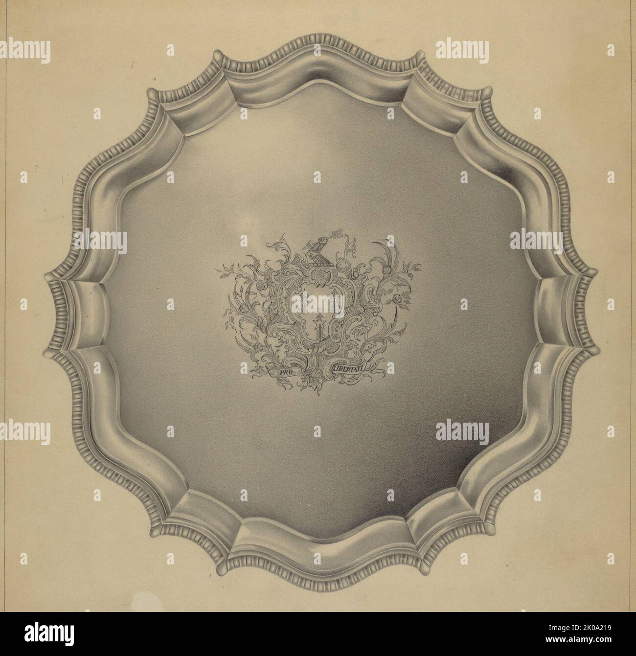 Silver Tray, c. 1937 Stock Photo - Alamy