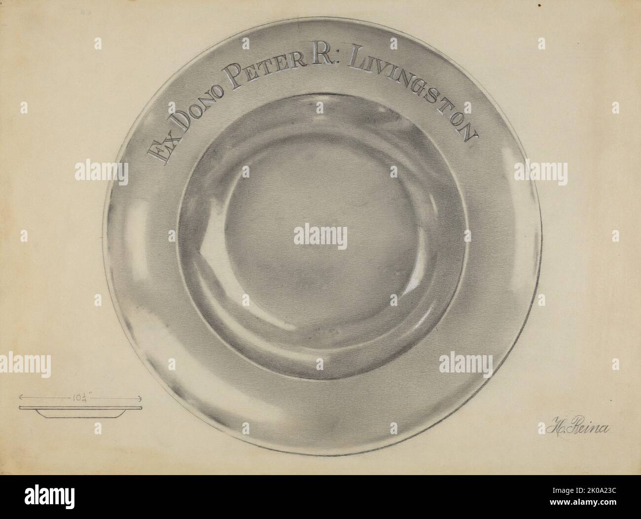 Silver Basin, 1935/1942 Stock Photo - Alamy