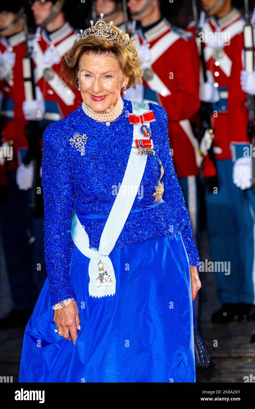 Queen Sonja of Norway attending the Gala performance for the Queen her ...