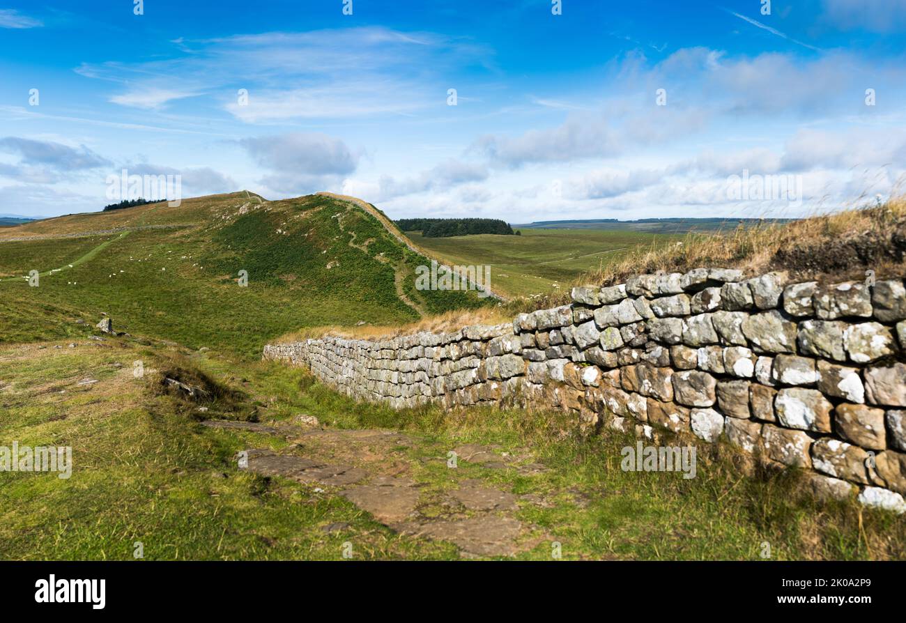 Hadrian's Wall, England, Great Britain, Europe Stock Photo - Alamy