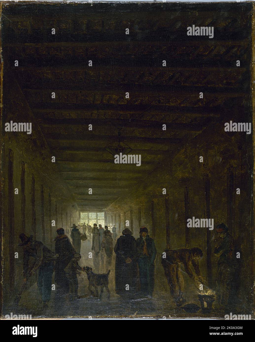 Corridor de la prison Saint-Lazare vers 1794, c1794 Stock Photo - Alamy