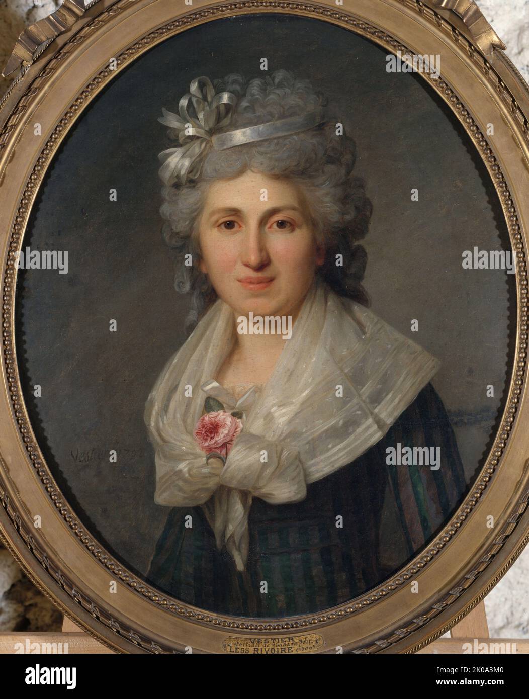 Portrait de femme, 1792 Stock Photo - Alamy
