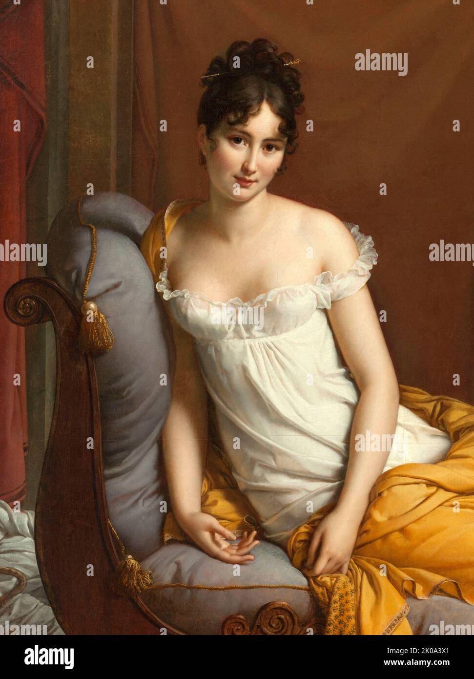 Portrait de Juliette Récamier, née Bernard (1777-1849), between 1802 and 1805 Stock Photo - Alamy