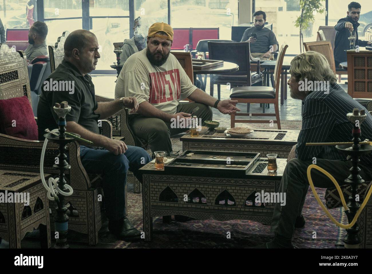 MO, from left: Kamal Zaid, Mohammed Amer, Alan Rosenberg, Hamoodi', (Season 1, ep. 101, aired ...