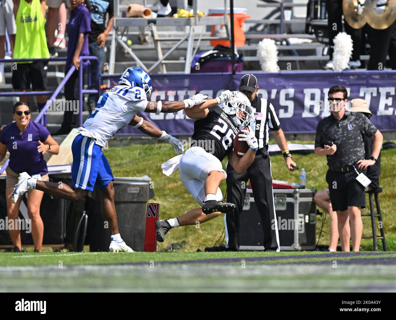 Evanston, Illinois, USA. 10th Sep, 2022. Northwestern Wildcats running ...
