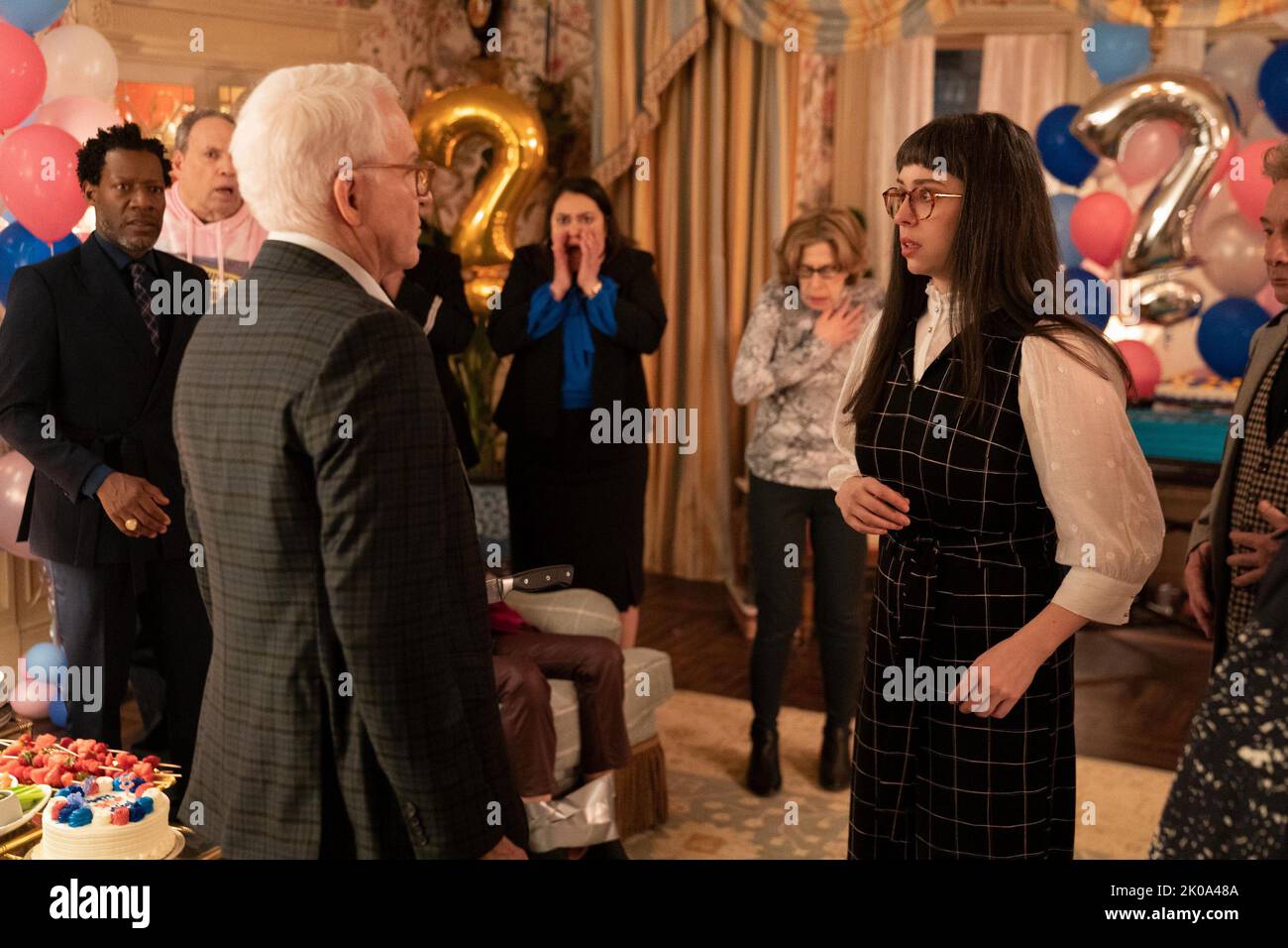 ONLY MURDERS IN THE BUILDING, from left: Damani Varnado, Daniel Oreskes ...