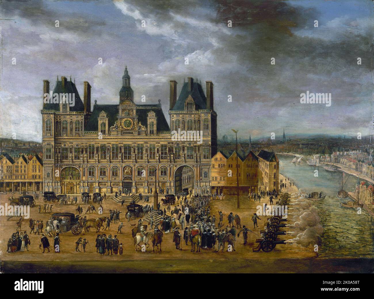 Place de lhotel de ville a paris hi-res stock photography and images ...