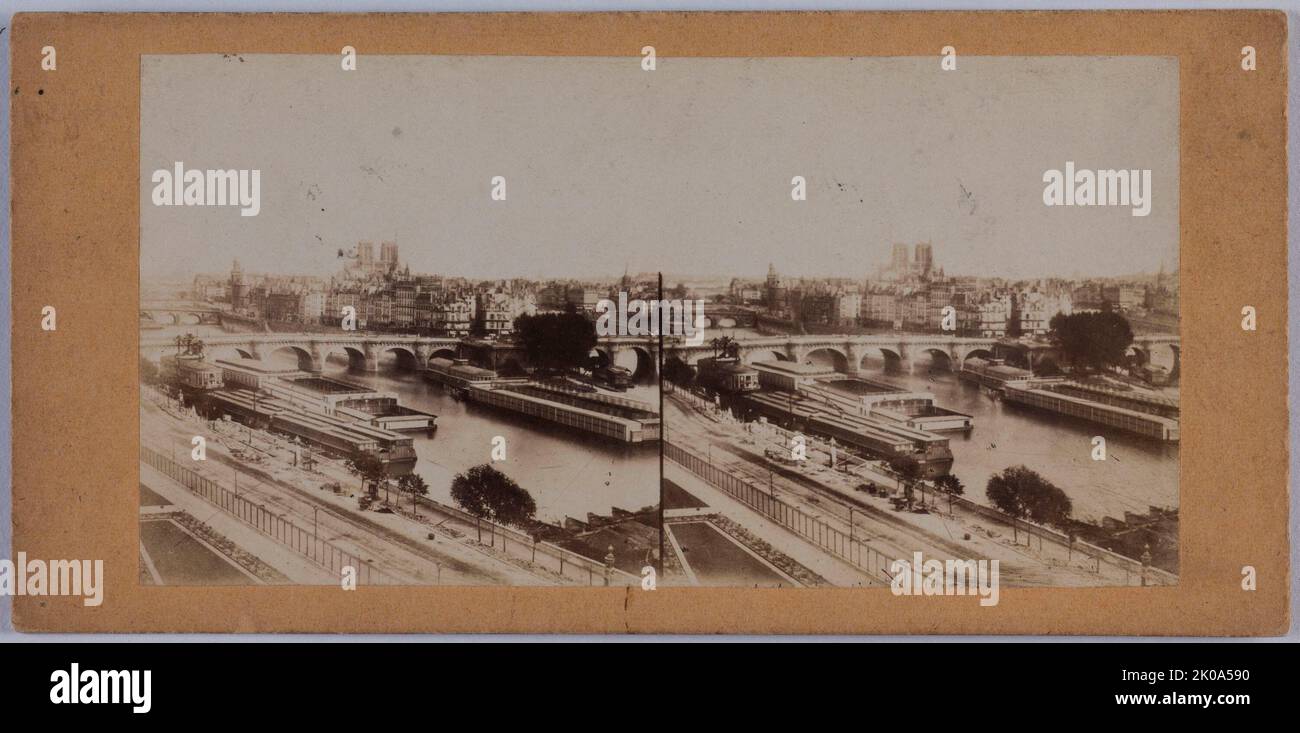 Panorama taken from the Louvre, 1st and 4th arrondissements, Paris ...
