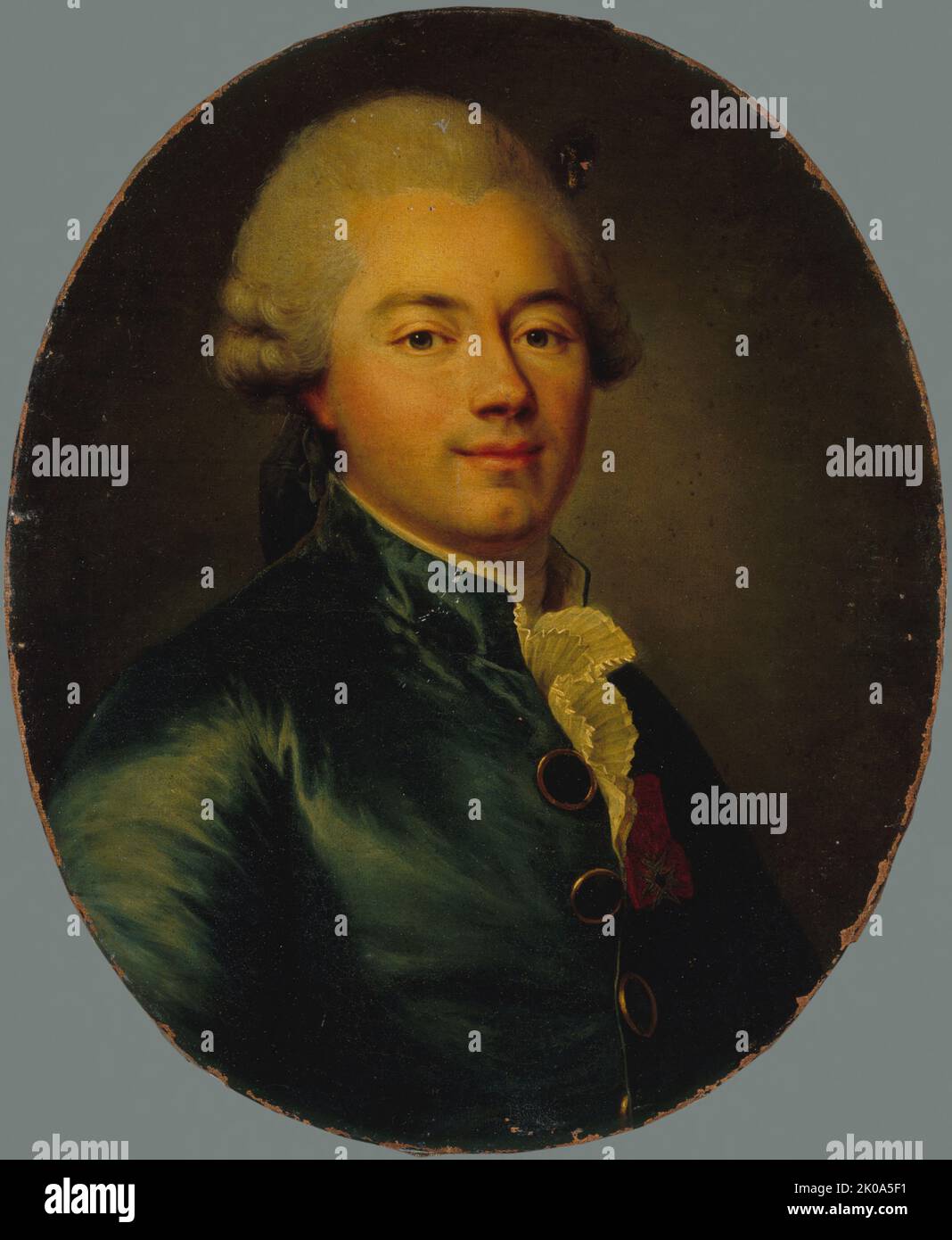 Portrait of a man (around 1780), c1780 Stock Photo - Alamy