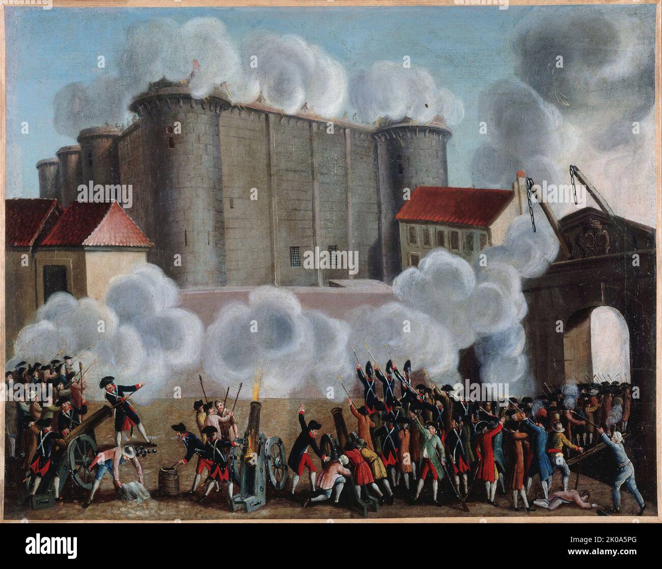 Storming of the Bastille, July 14, 1789 Stock Photo - Alamy