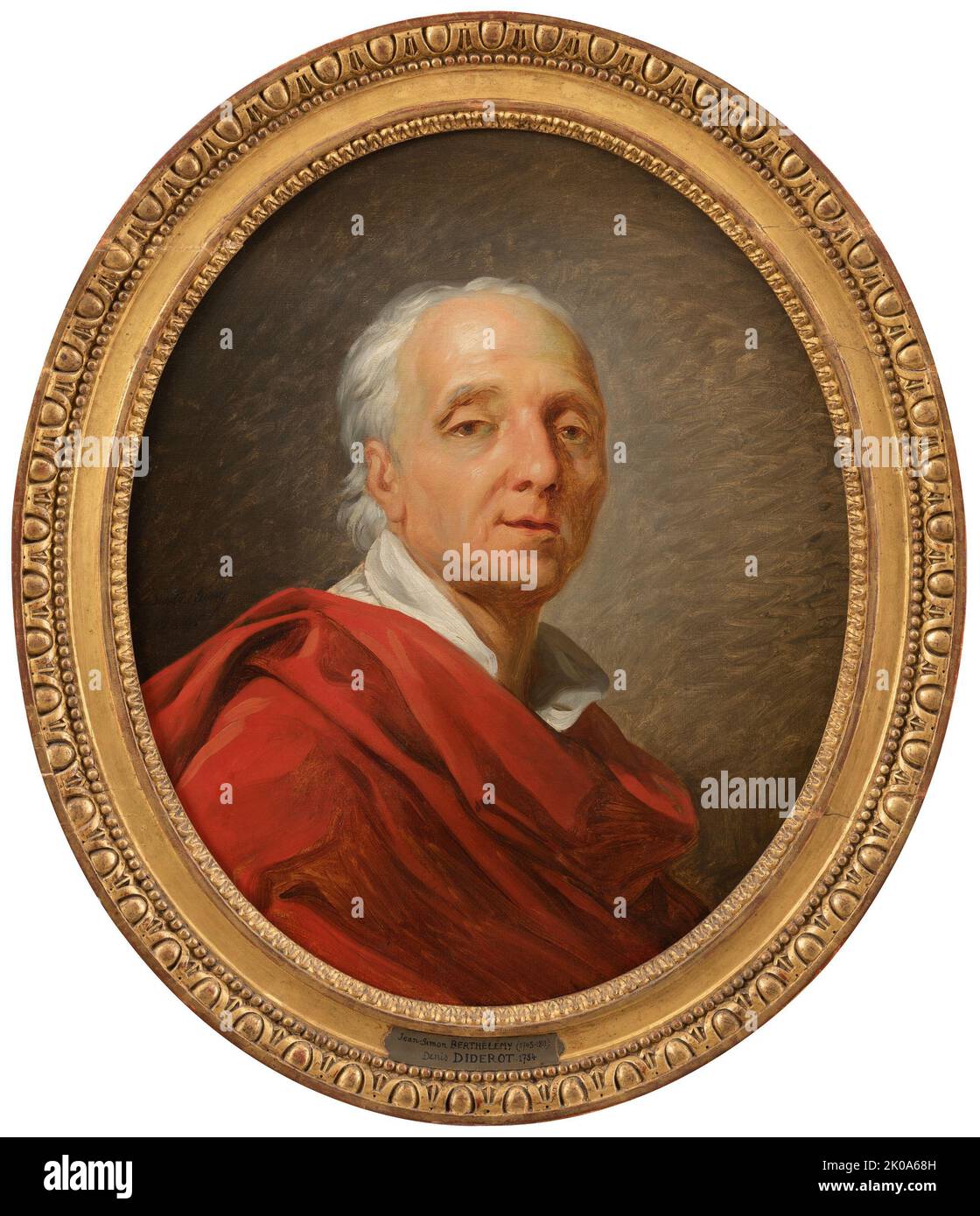 Portrait of Denis Diderot (1713-1784), writer and philosopher, 1784 ...