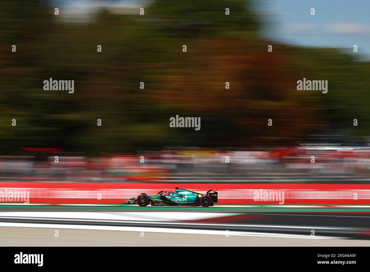 Monza, Italy. 27th Jan, 2022. #18 Lance Stroll, Aston Martin during the Italian GP, 8-11 ...
