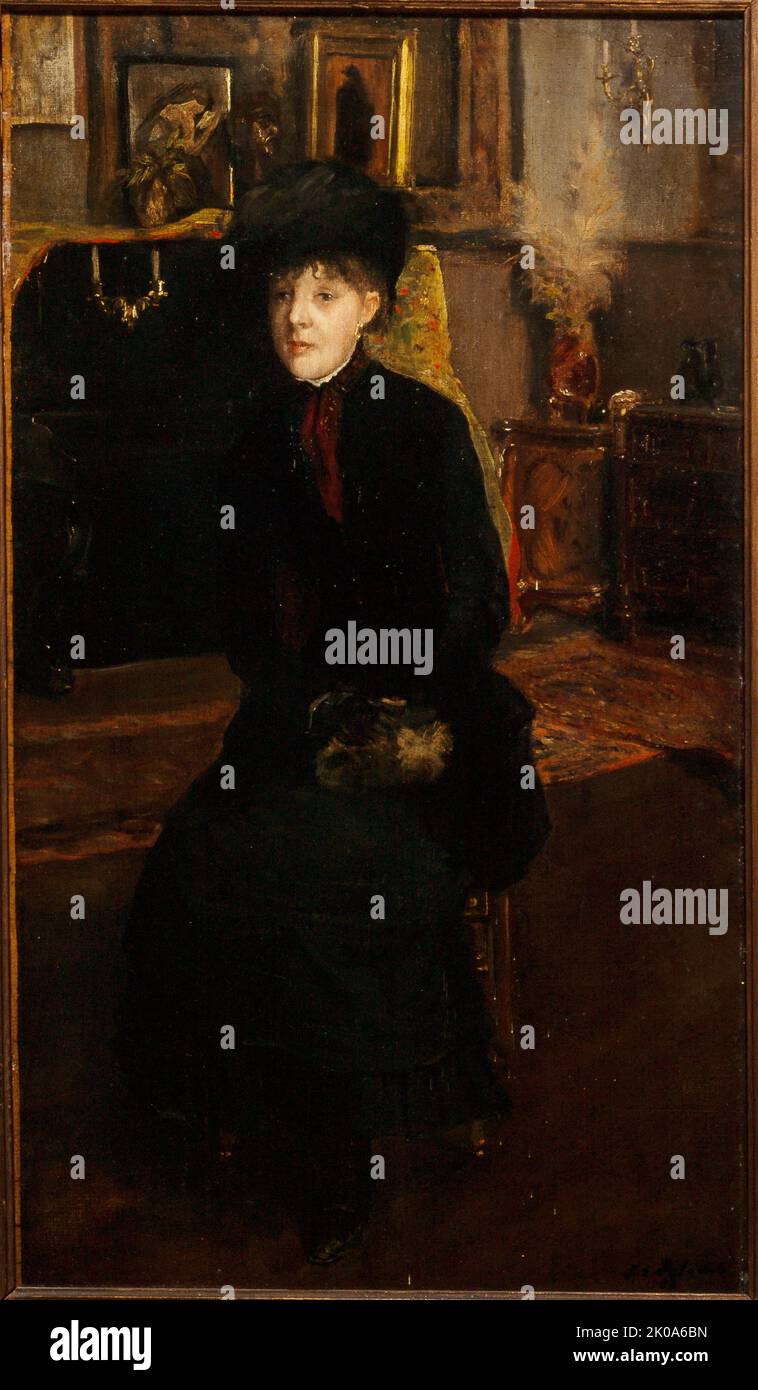 Portrait of Mary Cassat (1845-1926), painter, 1885 Stock Photo - Alamy