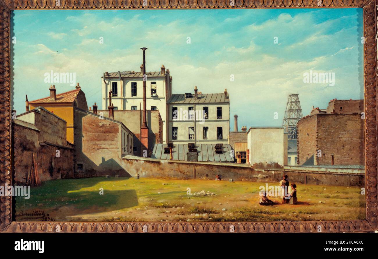 Cite Nys, rue de l'Orillon, 1870 Stock Photo - Alamy