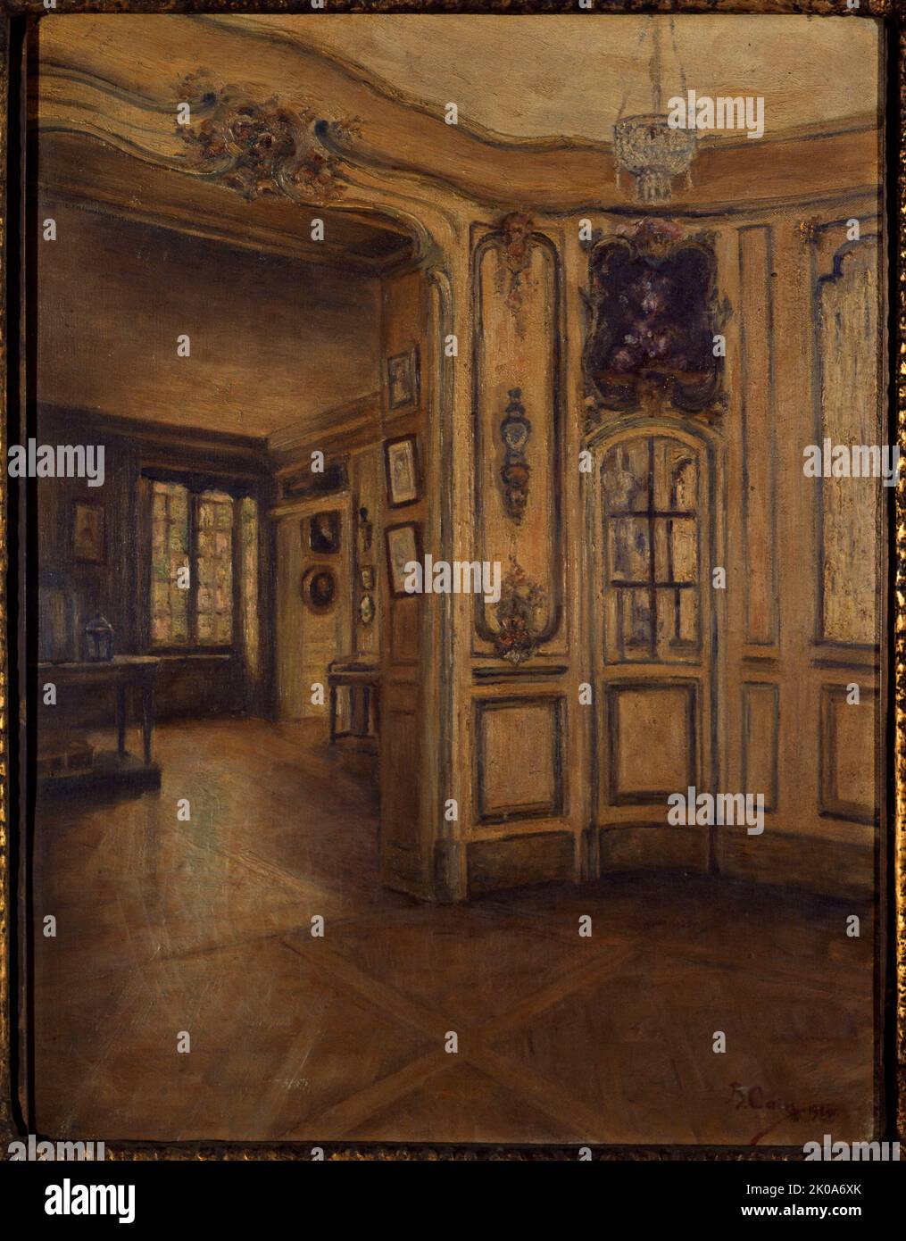 A salon of the Carnavalet museum, 1920 Stock Photo - Alamy