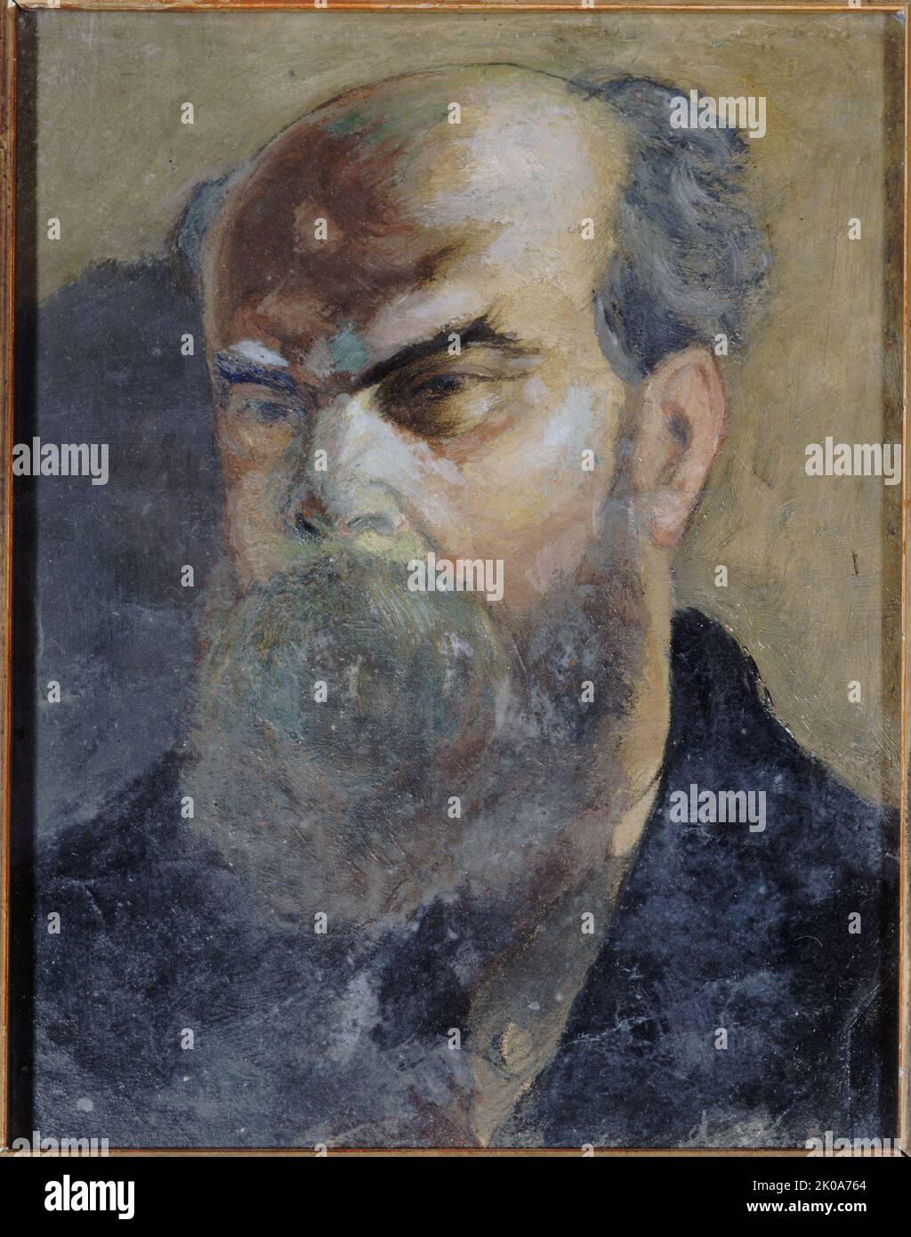 Portrait of Paul Verlaine (1844-1896), poet, c1885 Stock Photo - Alamy