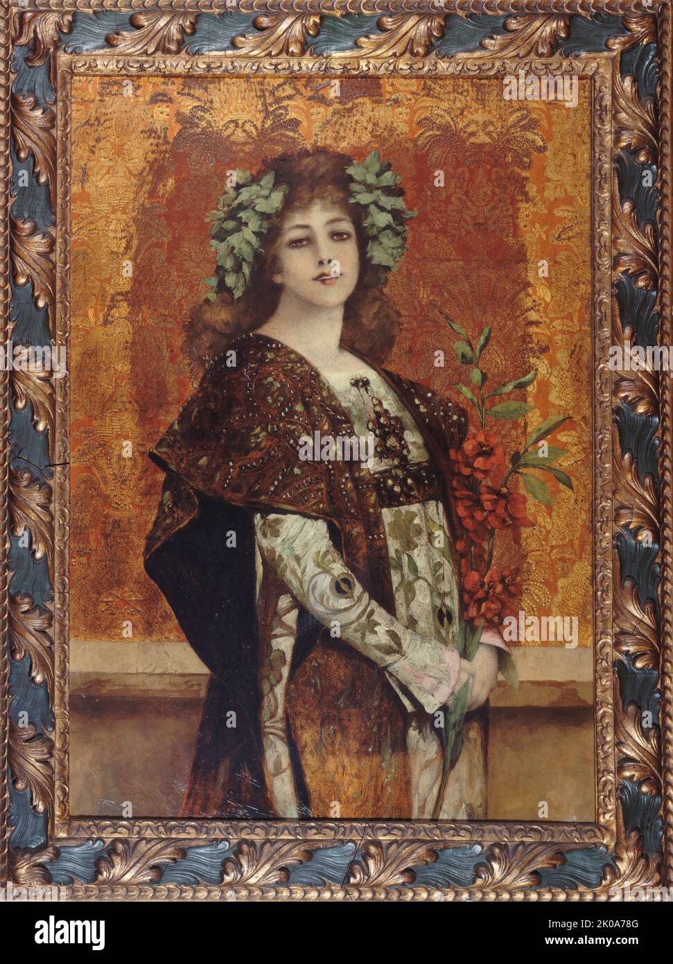 Portrait of Sarah Bernhardt (1844-1923), in "Gismonda", c1896 Stock ...