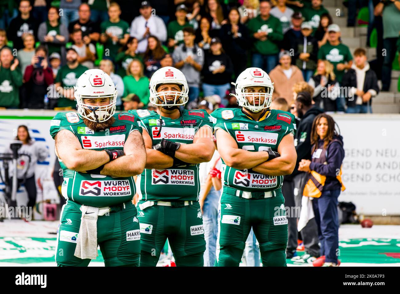 Schwaebisch Hall, Germany. 10th Sep, 2022. US Football: Schwaebisch ...