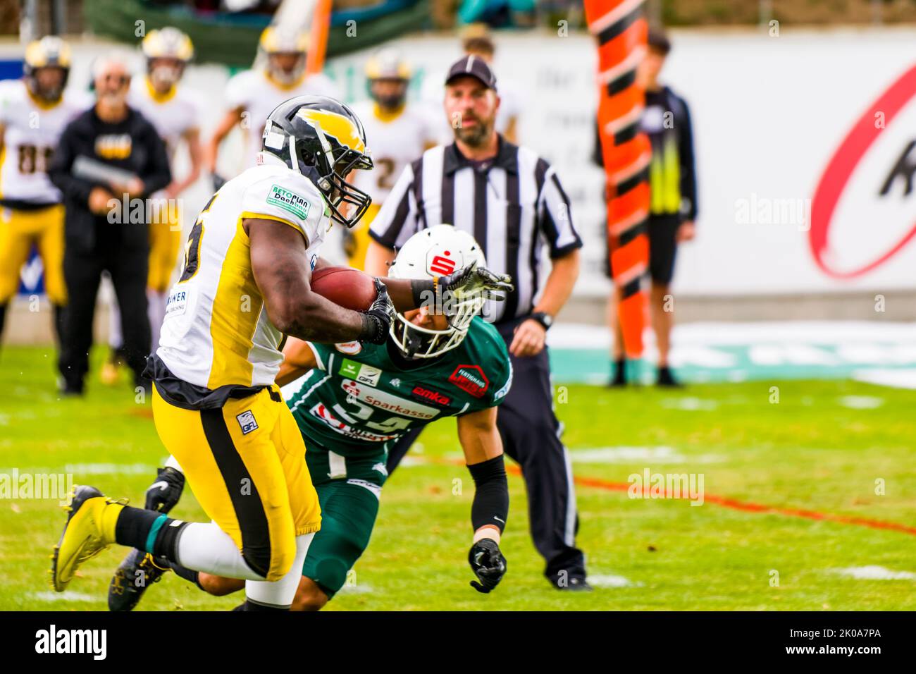 Schwaebisch Hall, Germany. 10th Sep, 2022. US Football: Schwaebisch ...