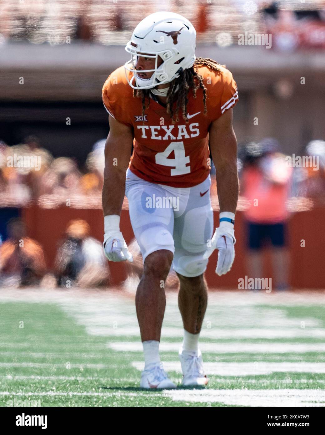 September 10, 2022. WR-H Jordan Whittington # 4 of the Texas Longhorns ...