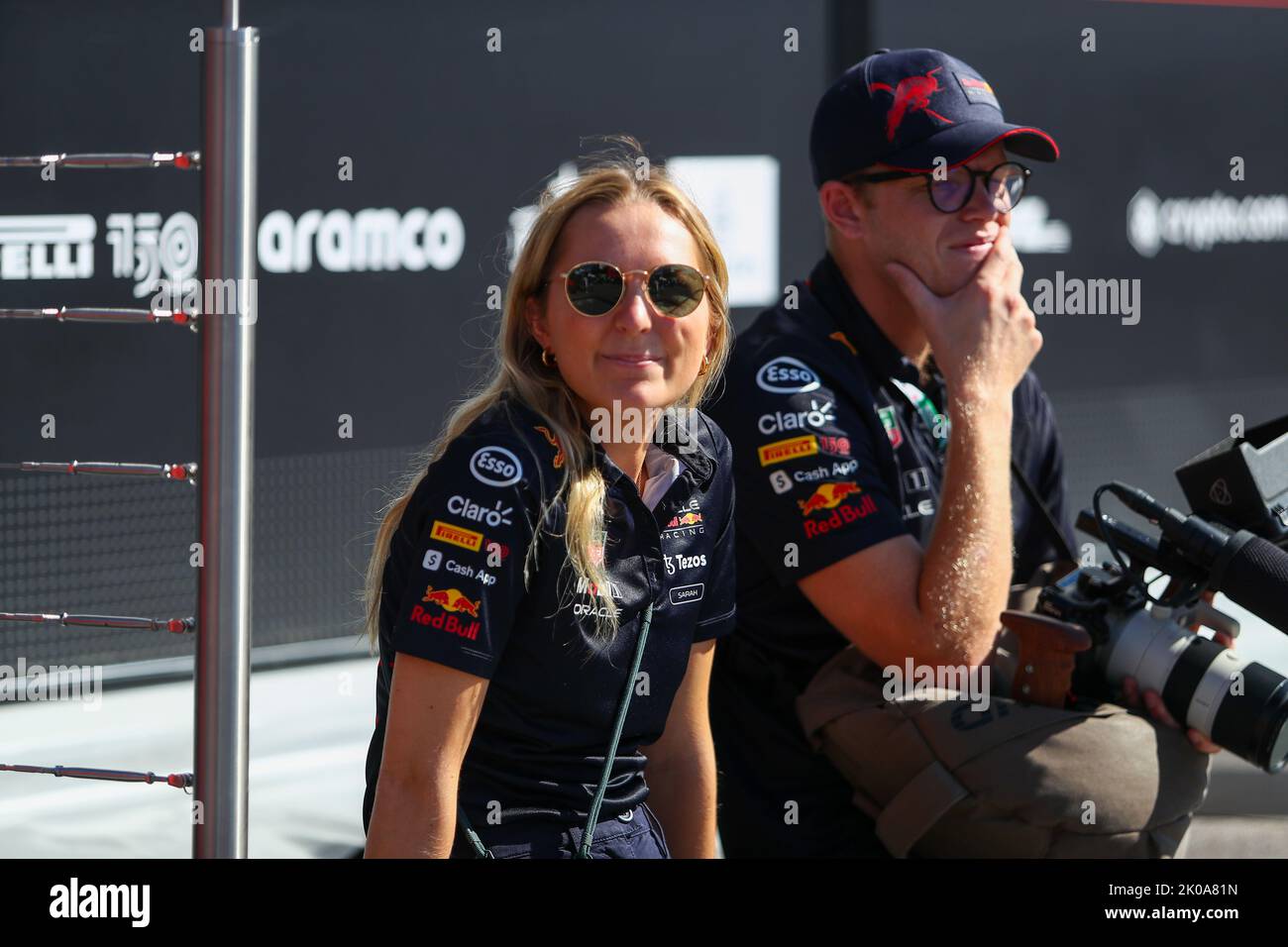 Sarah Fasey (GBR) Oracle Red Bull Racing Comunication Stock Photo - Alamy
