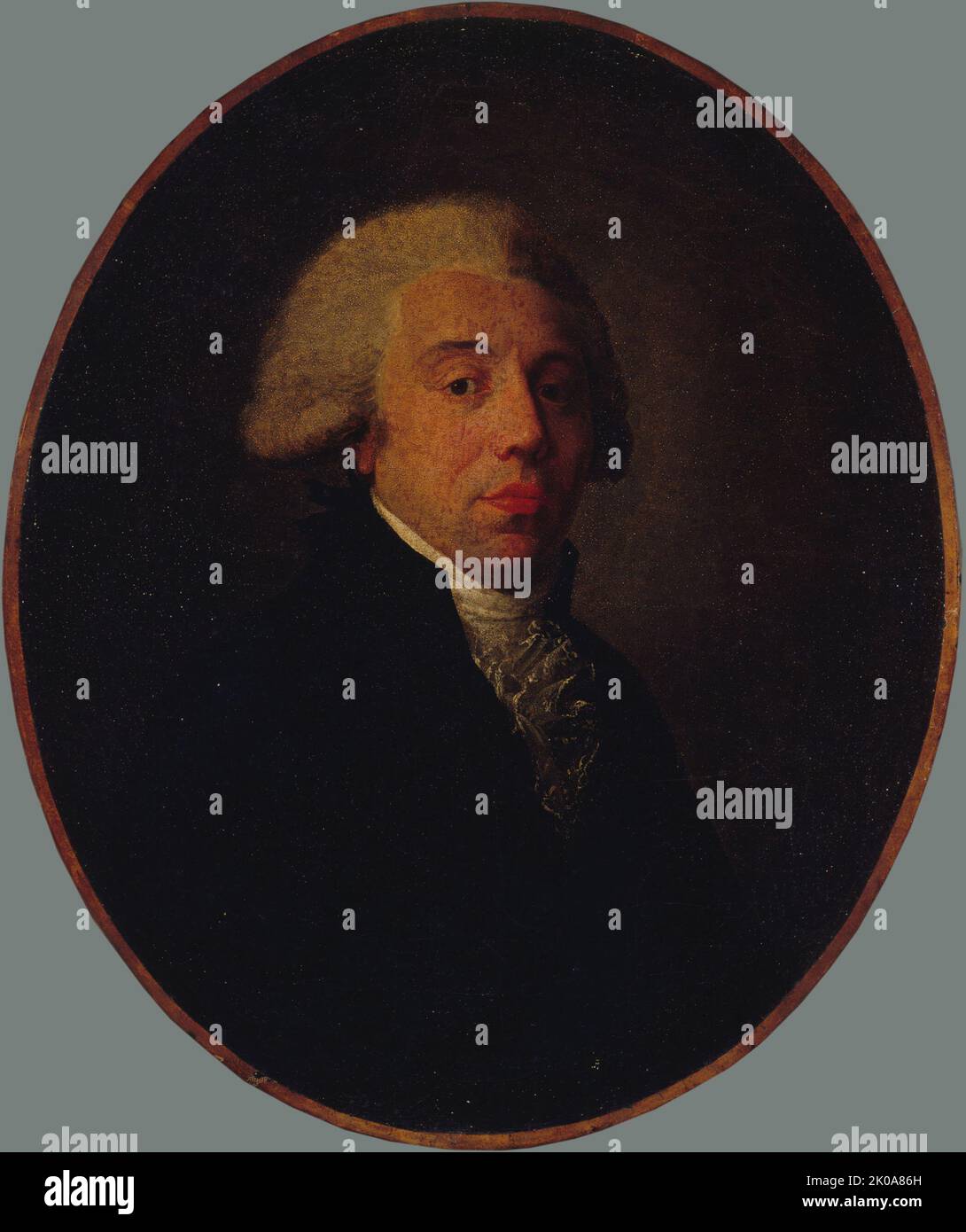 Portrait of a man, revolutionary period, 1792 Stock Photo - Alamy