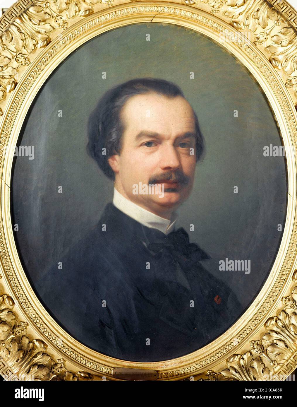 Portrait of Auguste Maquet (1813-1888), writer, collaborator of ...