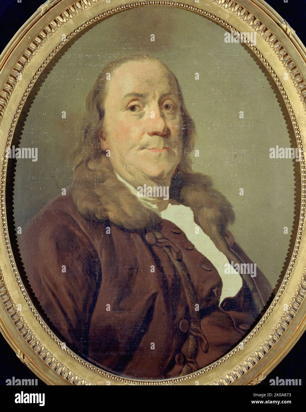 Benjamin franklin portrait duplessis hi-res stock photography and images - Alamy