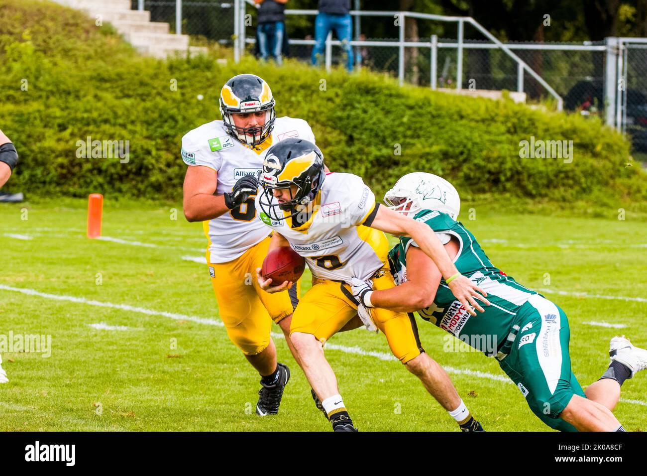 Schwaebisch Hall, Germany. 10th Sep, 2022. US Football: Schwaebisch ...