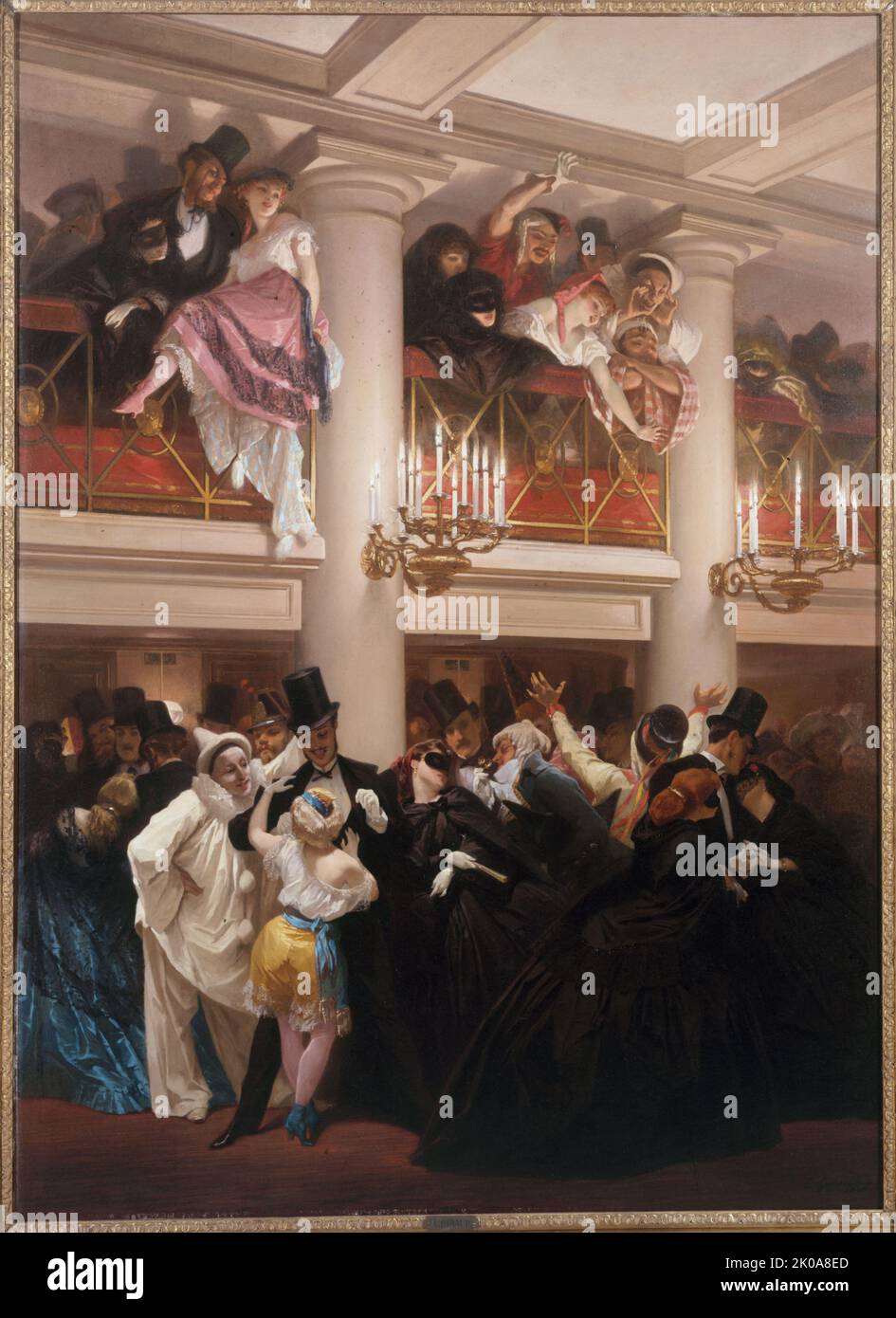 The Opera Ball, 1866 Stock Photo - Alamy