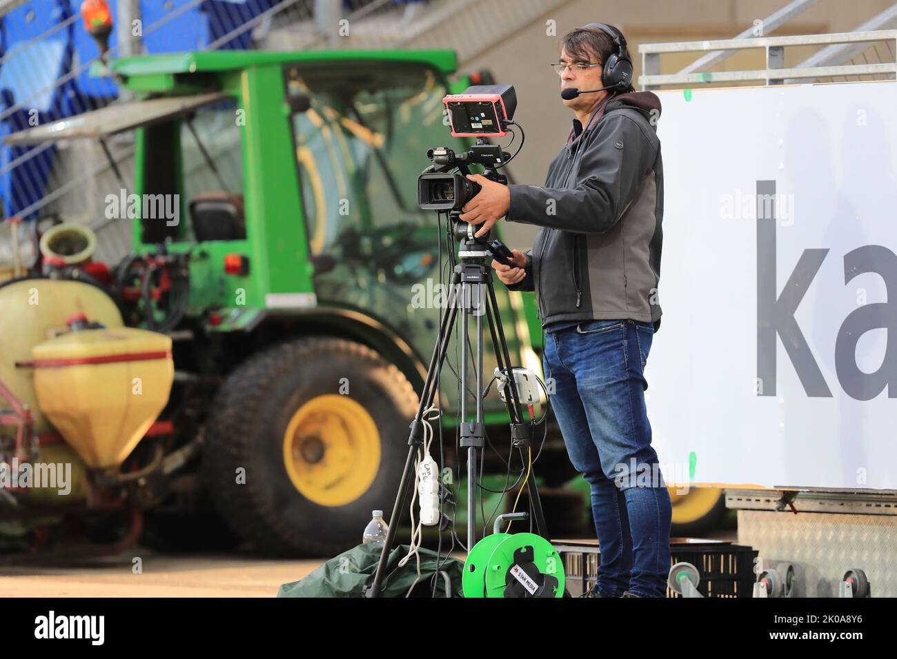 September 10, 2022: Camera man during the Planet Pure Frauen Bundesliga ...