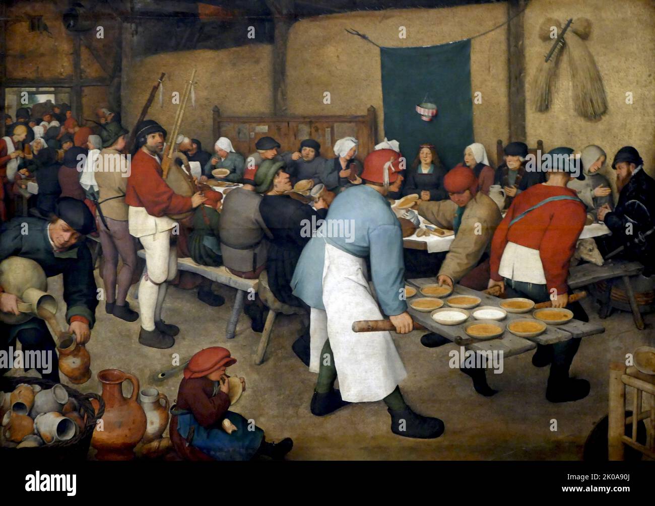 Peasant Wedding, c1568 by Pieter Bruegel. Pieter Bruegel (c. 1525-1530 ...