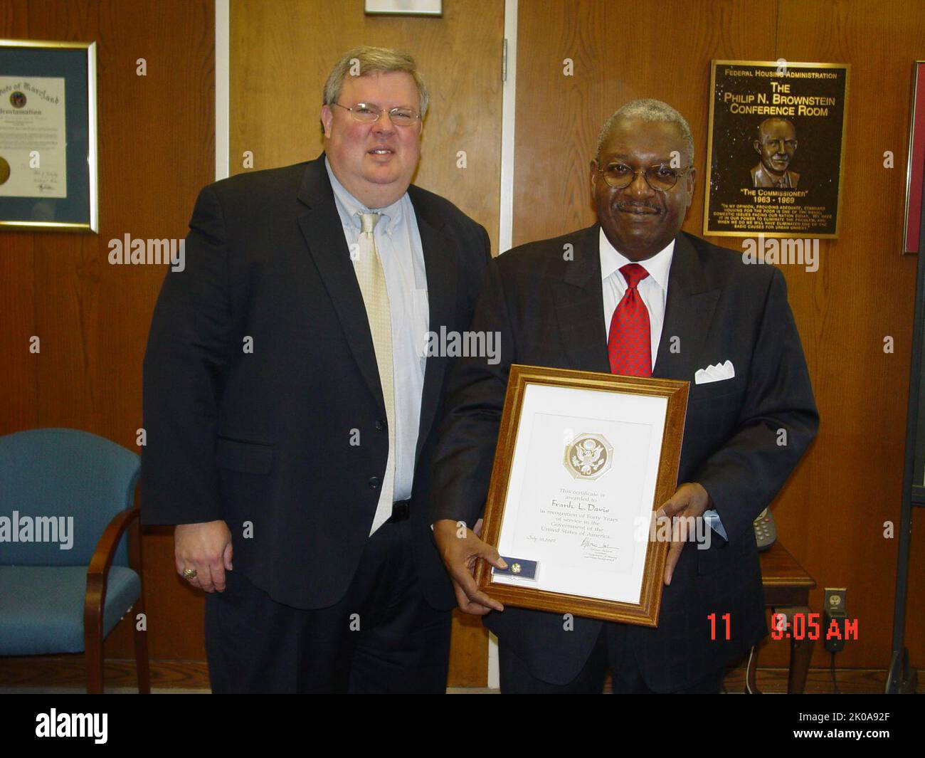 Frank Davis Award - General Deputy Assistant Secretary for Housing ...