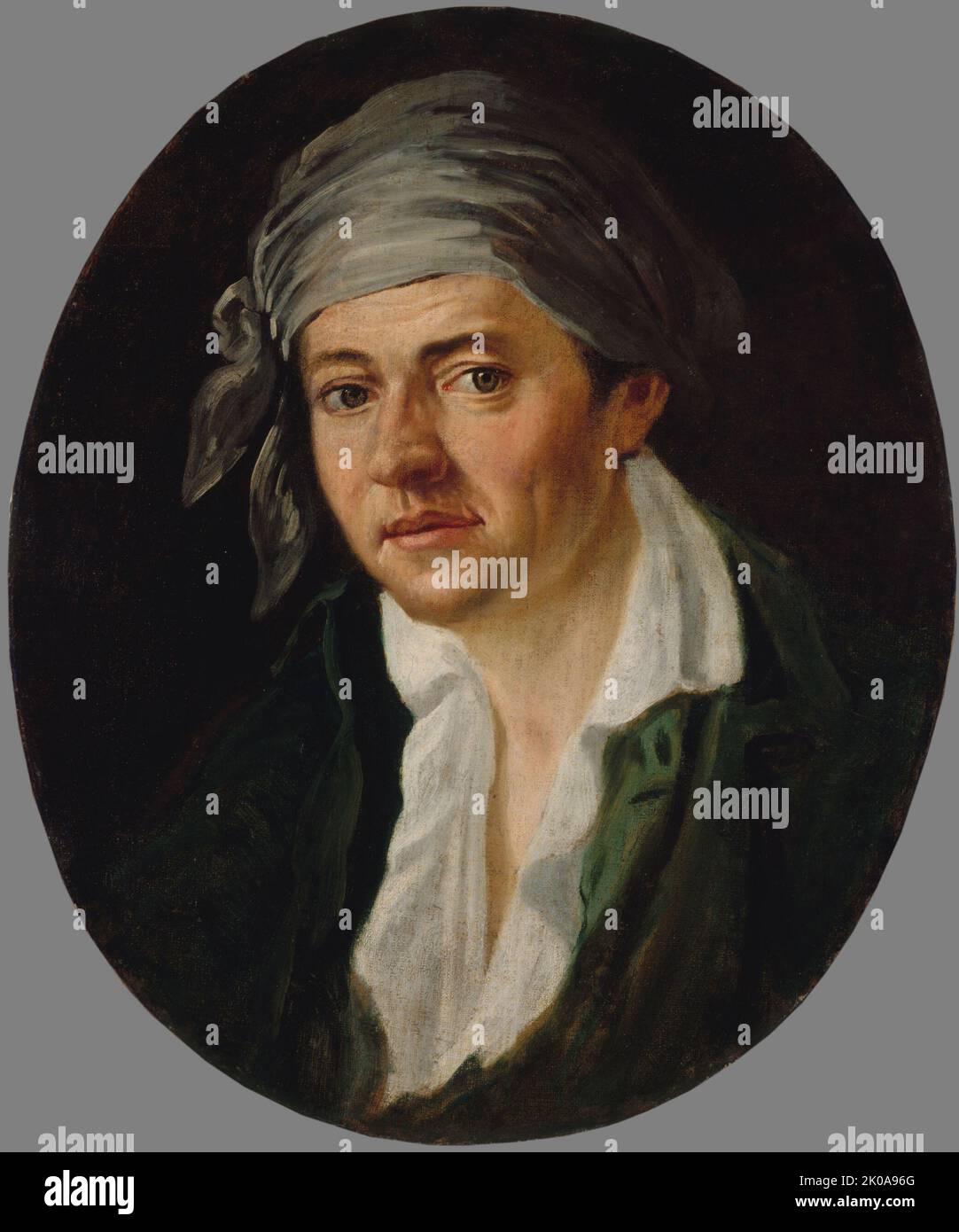 Presumed portrait of the architect Bernier, 1793 Stock Photo - Alamy