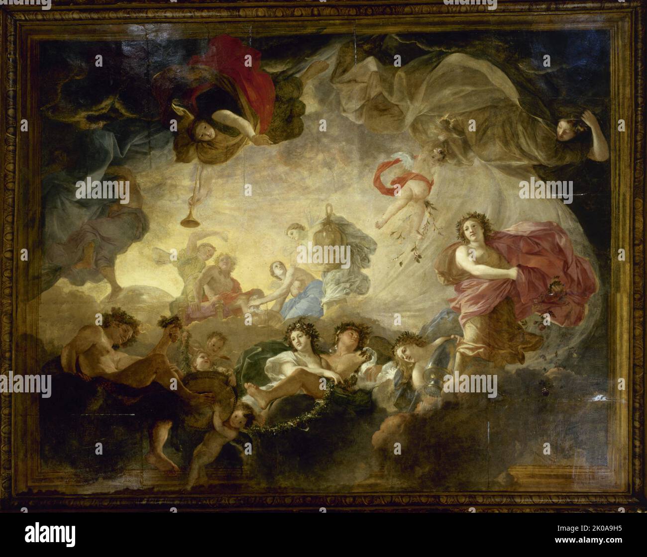 Rising of Dawn, also known as Apollo and the Hours, between 1652 and ...