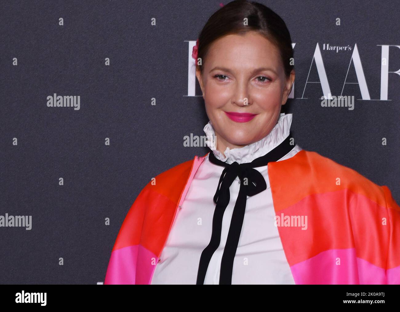 Drew Barrymore attends 2022 Harper's Bazaar ICONS & Bloomingdale's ...