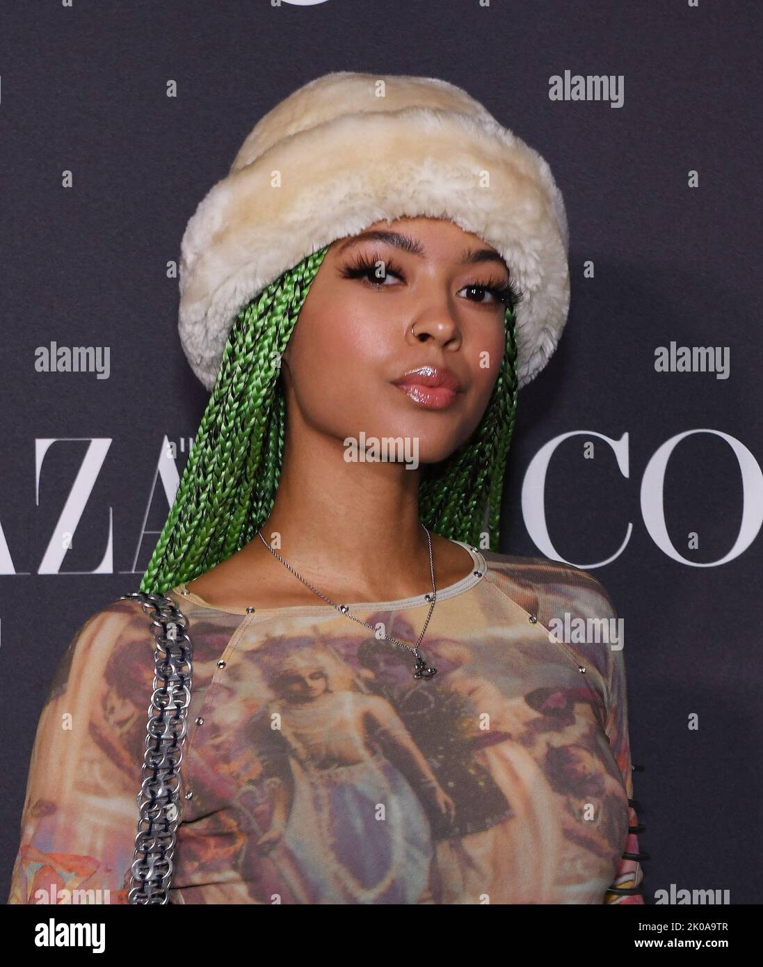 Aurora James attends 2022 Harper's Bazaar ICONS & Bloomingdale's 150th ... Aurora James attends 2022 Harper's Bazaar ICONS & Bloomingdale's 150th ...