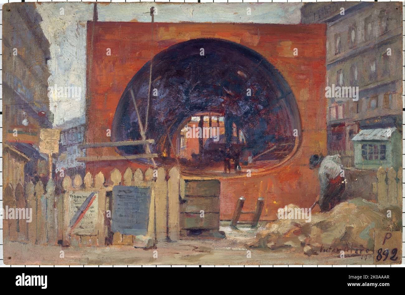 Workmen at the metropolitan museum of art hi-res stock photography and ...