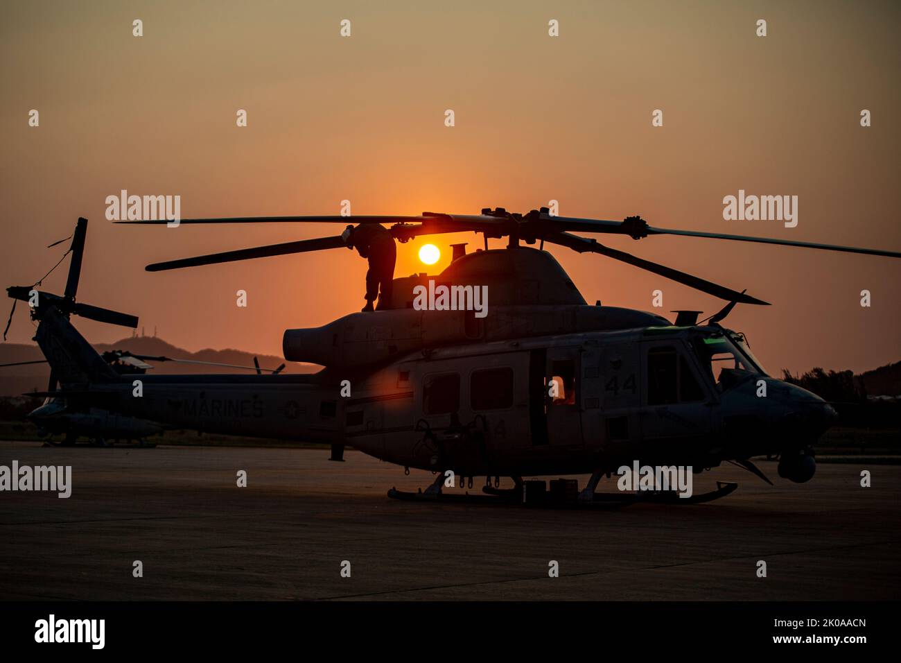 U.S. Marine Corps Cpl. Noah Helmuth, an airframes mechanic with Marine ...