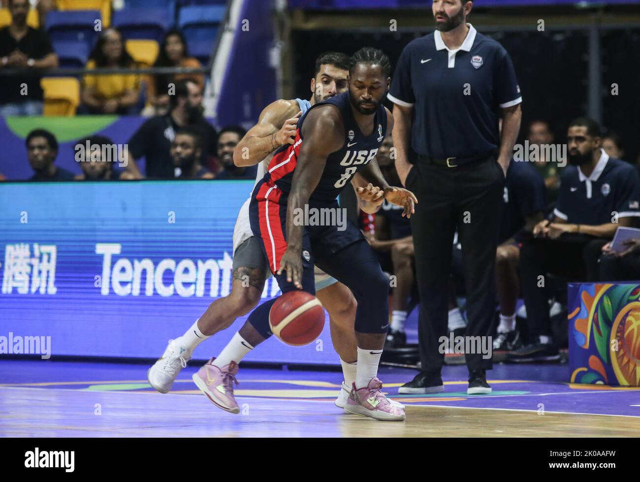 Recife, Brazil. 10th Sep, 2022. Jeremy Pargo (USA), during the game ...