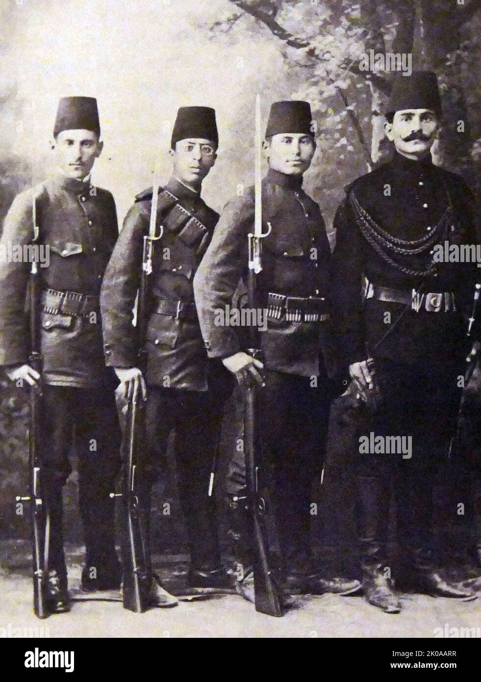 Jewish soldiers in the Turkish army, c1920 Stock Photo - Alamy