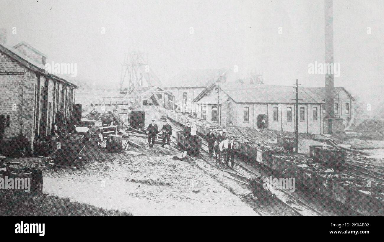 Oxcroft Colliery, Derbyshire. Photographic card Stock Photo - Alamy