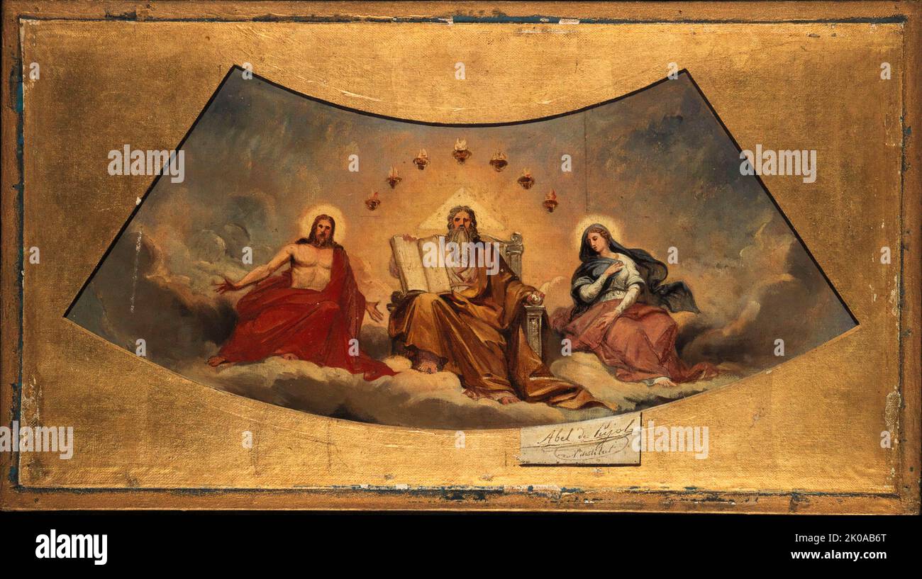The Eternal Father, Christ and the Virgin, c1838 Stock Photo - Alamy